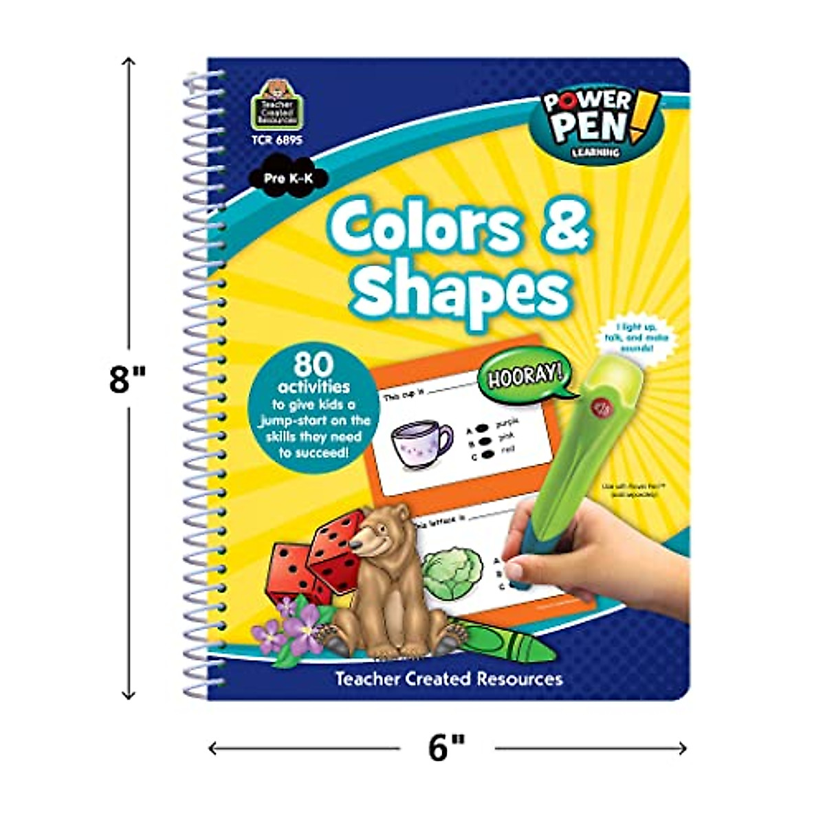 Teacher Created Resources Power Pen Learning Book, Colors & Shapes (6895)