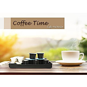 VCREATC Small Black Mini Tray (8 inch x 4 inch) for Kitchen Counter, Bathroom for Vanity Items, Coffee Accessory, Bar, Serving Seasoning, Salt and Pepper, Soap, Perfume or Display Use.