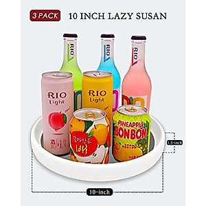 3Pack 10inch Lazy Susan and 2Pack 12inch Lazy Susan Organizer