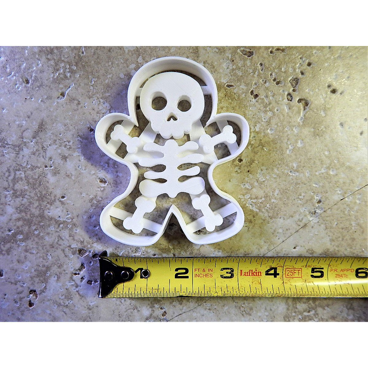 GINGERBREAD SKELETON MAN BODY BONES HALLOWEEN COOKIE CUTTER MADE IN USA PR113