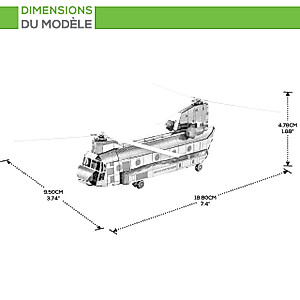Metal Earth CH-47 Chinook 3D Metal Model Kit