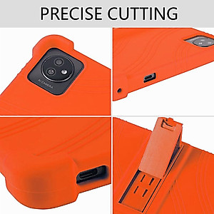 MOOPW Case for Blackview Tab 8 WiFi - Soft Silicone Shockproof Stand Rubber Shell Protective Cover for Blackview Tab 8 WiFi Tablet 10.1 inch