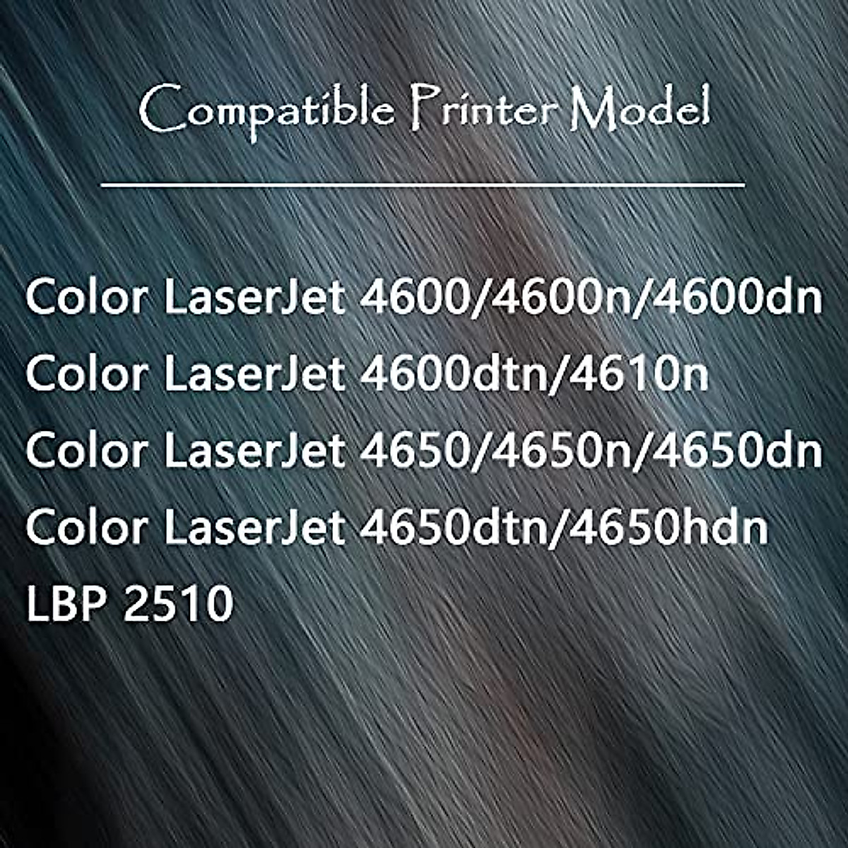 (4 Color Set) TG Imaging Replacement for HP 641A Toner Cartridge C9720A + C9721A + C9722A + C9723A for use in HP Color Laser-Jet 4600 4600DN 4600N 4650 4650DN 4650N 4610 Toner Printer