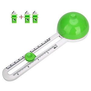 Circle Cutter, Circular Paper Cutter Circle Paper Trimmer Rotary Cutter Craft Supplies, Round Cutting Knife Cards Cutters ( Green )