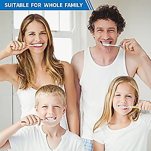 YOUKE OLA 200 Disposable Toothbrushes Individually Packaged Multi Color Pack Affordable Bulk Pack of Disposable Manual Tooth Brush Perfect for Hotel, Guest, Camping, Travel, Giveaways | Medium