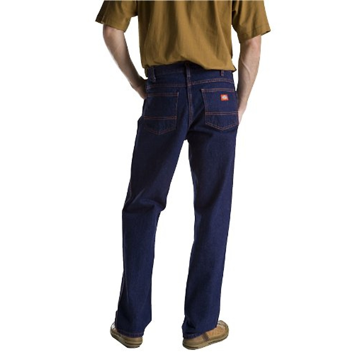 Dickies mens Big & Tall Regular-fit Five-pocket Work jeans, Indigo Blue, 46W x 32L US