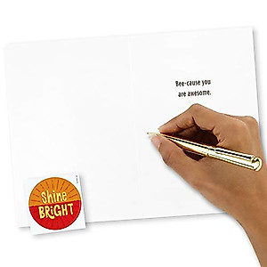 Hallmark Encouragement Cards Assortment For Kids Or Adults (12 Cards and Envelopes, 12 Stickers), Model: 5STZ5110