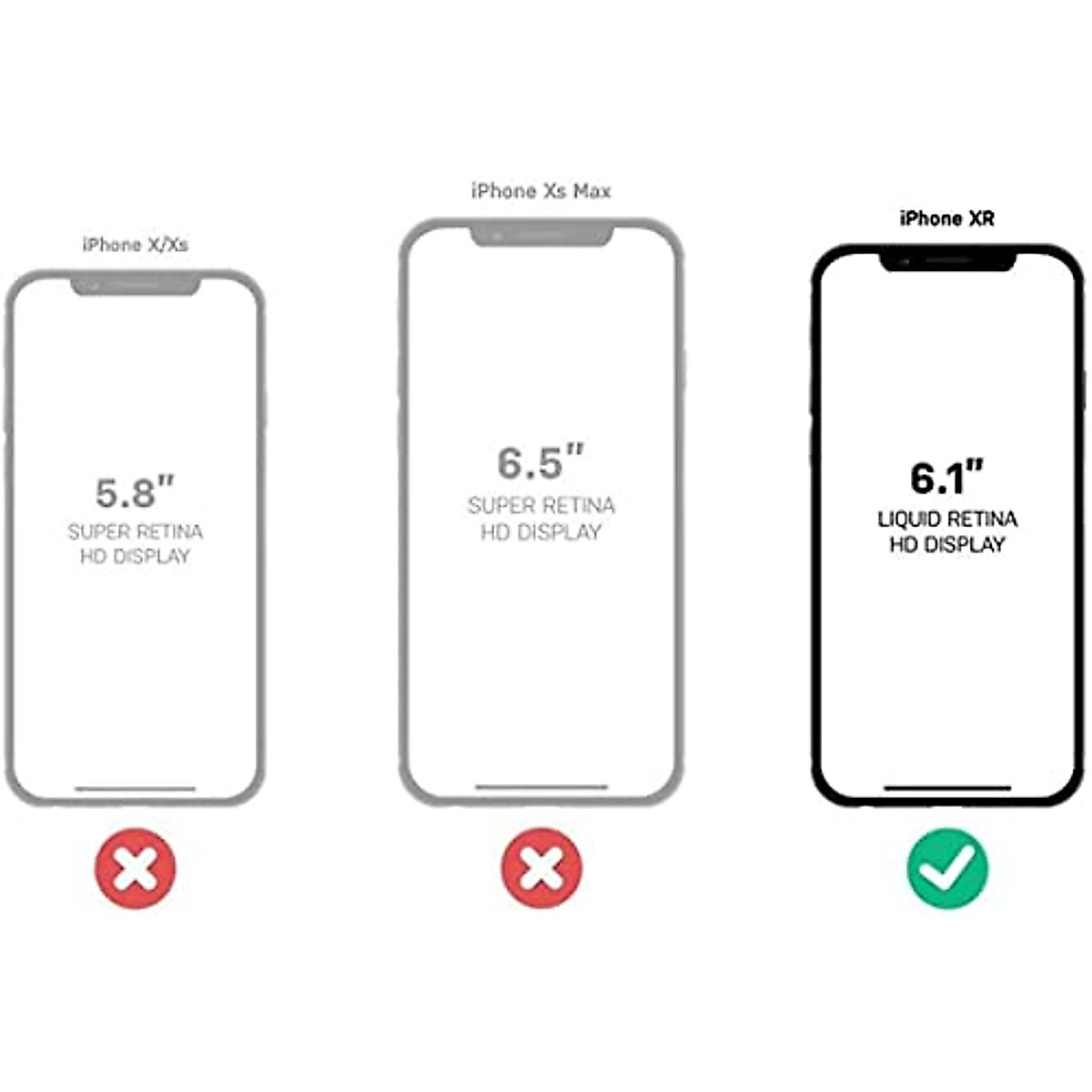OtterBox Ultra Slim Clear Pattern Case for iPhone XR (Only) - with Screen Protector - Scratch Resistant - Bundle Packaging - Clear