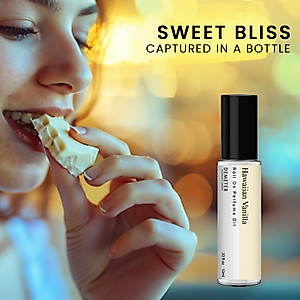 DEMETER Hawaiian Vanilla Roll on Perfume Oil, 0.33 Oz, Long-Lasting