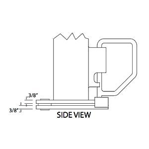 AMPLOCK U-GNB gooseneck Coupler Trailer Lock (fits on «Bull Dog» and Imported gooseneck Hitch) | Made in Canada