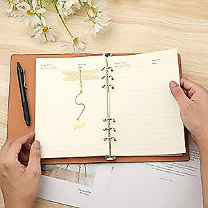 7pcs Metal Bookmarks, Gold Metal Bookmarks Colorful Hollow Leaf Bookmark and Animal Bookmark for Book Lovers, Writers, Readers, Teens, Adults