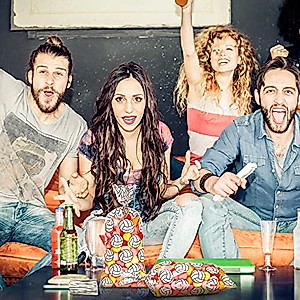 Outus 100 Pieces Volleyball Bags Volleyball Gifts Bags Volleyball Treat Bags Volleyball Print Cellophane Goody Bags with 200 Pieces Twist Ties for Birthday Party Supplies Goody Favor (Transparent)