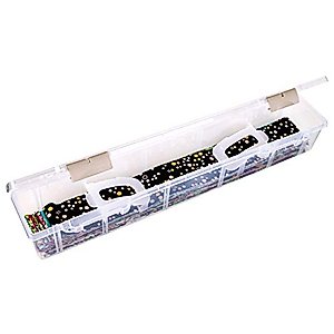 ArtBin 6999AB Fabric Strip Case - Crafts, Quiliting & Sewing Organizer, [1] Plastic Storage Case, Clear