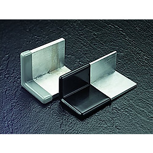 Caplugs 99390641 Plastic Angle Cap to Cover Metal 90 Degree Angle Frame Corners. VAC-2000X2000-8, Vinyl, Angle Frame Size 2.000" Metal Thickness .125" Height .500", Black (Pack of 24)