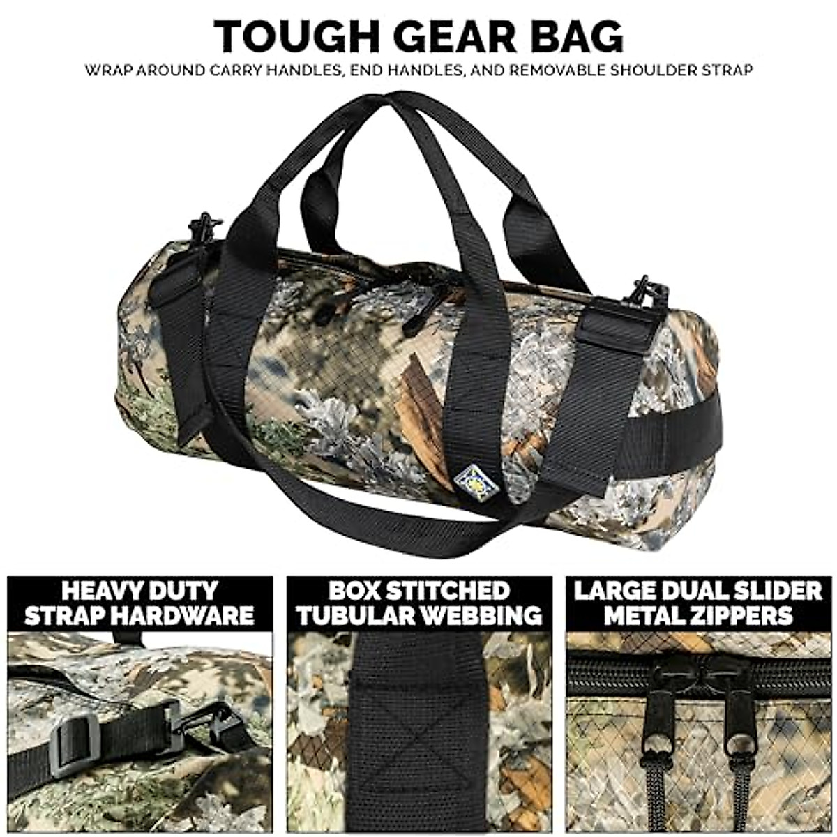 North Star Sports SD0818 Diamond Ripstop Standard Duffle Gear Bag 8"H x 8"W x 18"L, 14 Liter, Kings Camo Desert Shadow Duffel Northstar Bags