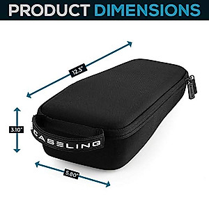 Caseling Hard Case Fits Brady BMP21 Plus Handheld Label Printer with Rubber Bumpers Storage Carrying Pouch Bag