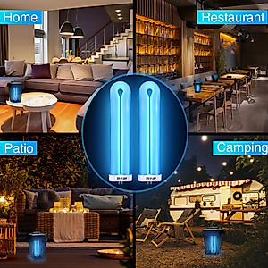 BF190 Replacement Bulb Compatible with Flowtron BK-40D Bug Zapper Electronic Insect Killer, 10 Inch FUL32T8/BL U Shape Bug Zapper Light Bulb for Outdoor(2 Pack)