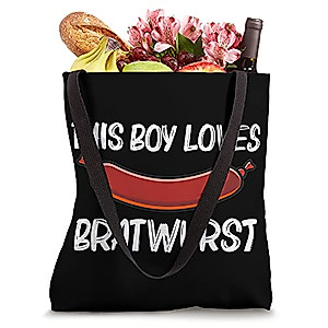 Cool Bratwurst For Boys Kids Wurst Chopped Meat German Food Tote Bag