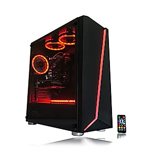 Alarco Gaming PC Desktop Computer Intel i5 3.10GHz,8GB Ram,1TB Hard Drive,Windows 10 pro,WiFi Ready,Video Card Nvidia GTX 650 1GB, 3 RGB Fans with Remote