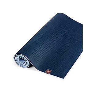 Manduka eKO Yoga Mat - For Women and Men, Strong, Durable, Non Slip Grip, 5mm Thick, 71 Inch, Midnight Blue, 180cm x 60cm x 5mm