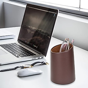 Baitaihem Eyeglasses Holder Stand Protective Glasses Holder For Desks Or Nightstands Pack of 2（Black&Brown）