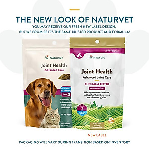 Advanced Care Joint Health Care Soft Chew Supplement for Dogs and Cats, Clinically Tested, Lubricates Joints, Maintains Cartilage, Maintains Joint Flexibility, Made by NaturVet