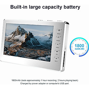 DIGITNOW HD Video Capture Box 1080P 60FPS USB 2.0 Video to Digital Converter with 5" OLED Screen, AV&HDMI Video Recorder Capture from VCR, DVD, VHS Tapes, Hi8, Camcorders, Gaming Systems -Silver