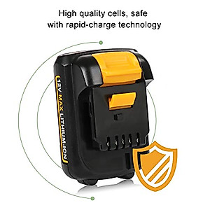 Geelink 2 Pack 3.0Ah 12V Max Lithium Ion Battery Replacement for Dewalt 12V Battery DCB120 DCB123 DCB127 DCB122 DCB124 DCB121