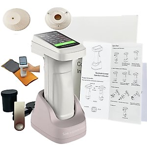 VTSYIQI Portable Spectrophotometer D/8 Colorimeter Color Matching Instrument for Printing Paint Textiles with Ultra-high Repeatability Accuracy 0.04 Aperture Φ8mm Φ11mm Storage 10000 Data