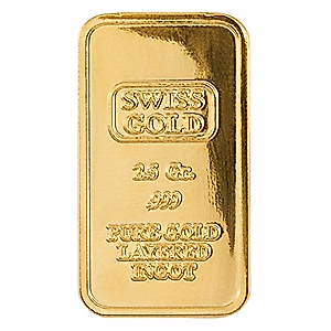 American Coin Treasures 2.5 Gram Swiss Ingot Tribute Novelty