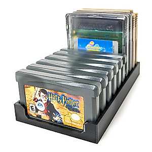 Game Cartridge Holder for Nintendo Gameboy - Fits All Gameboy Games - Holds 10 Games