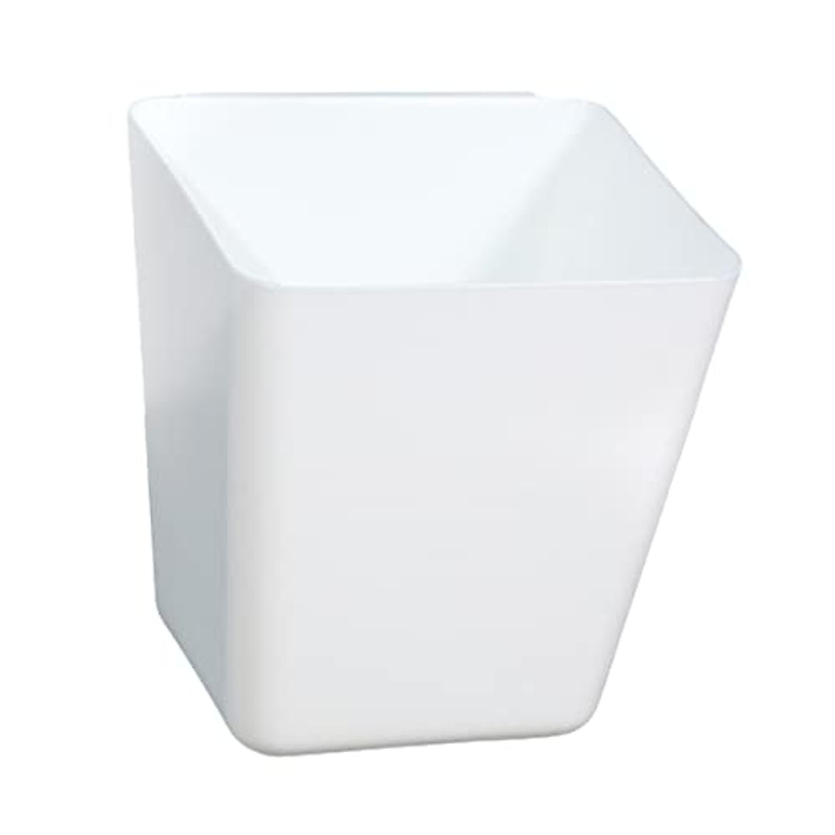 SamFansar Waste Bin Strong Bearing Waste Bin Storage Portable White