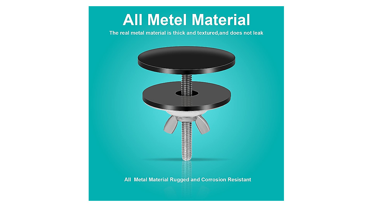 Sink Hole Cover Black, 2" Stainless Steel Kitchen Sink Hole Cap Faucet ...