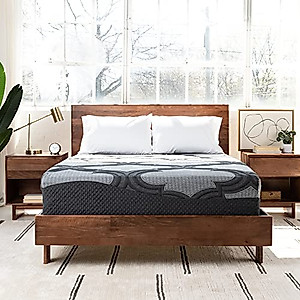 Signature Design by Ashley King Size 14 Inch Hybrid Mattress with Cooling Gel Memory Foam and Lumbar Support Form