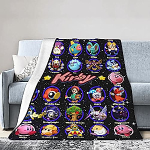 senoi Cartoon Blankets Super Soft Lightweight Throw Blanket Warm Flannel Blanket for Bed Sofa, (Cartoon 1, 50''x40'')