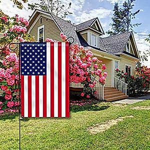 Anley Double Sided Premium Garden Flag, US Garden Flag - USA American United States July 4th Independence Day Patriotic Decorative Yard Flags - Weather Resistant & Double Stitched - 18 x 12.5 Inch
