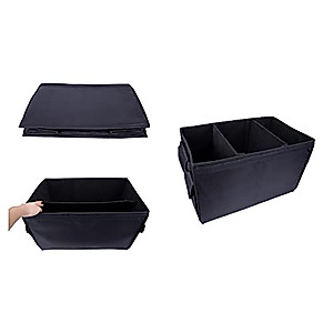 WDBBY Oxford Storage and Finishing Car Bracket Car Foldable Trunk Storage Bag Load-Bearing Rear Rack