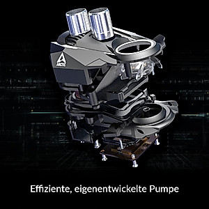 ARCTIC Liquid Freezer II 420 A-RGB - Multi-Compatible CPU AIO Water Cooler with A-RGB, efficient PWM-Controlled Pump, CPU Cooler, AIO Cooler, CPU Liquid Cooler - Black