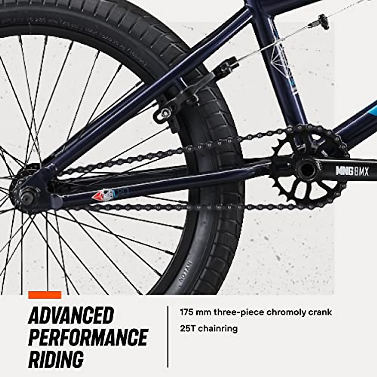 Mongoose Legion L80 Freestyle Mens and Womens BMX Bike, Advanced Riders, Adult Steel Frame, 20-Inch Wheels, Teal