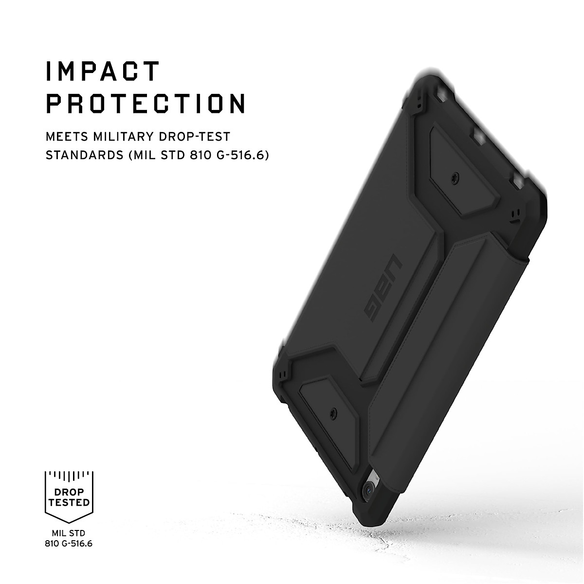 UAG Designed for Samsung Galaxy Tab S9 Case 11" 2023 SM-X710 Metropolis SE Black, Multi-Angle Kickstand Folio with Auto Wake/Sleep & S Pen Holder Rugged Protective Cover by URBAN ARMOR GEAR