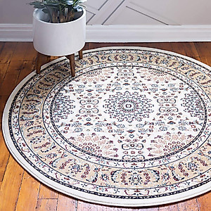 Unique Loom Narenj Collection Classic Traditional Repeating Pattern Green Area Rug (5' 0 x 8' 0)