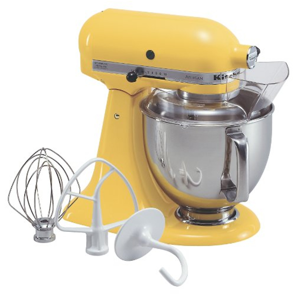 KitchenAid KSM150PSBF Artisan 5-Quart Stand Mixer, Buttercup