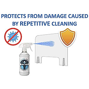 Plane Perfect Eyes Outside Plastic and Glass Windshield Cleaner for Aviation, Auto, Motorcycle, and Marine Acrylic Lexan Lucite Plexiglass LCD Cleaner (16 oz. Spray Bottle)