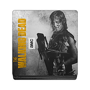Head Case Designs Officially Licensed AMC The Walking Dead Daryl Double Exposure Daryl Dixon Graphics Vinyl Sticker Gaming Skin Case Cover Compatible With Sony PlayStation 4 PS4 Slim Console