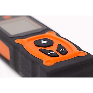 WEN 10130 Multi-Unit Compact Digital 130-Foot Laser Distance Measure with Backlit LED Screen