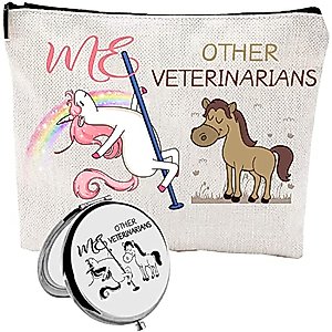 GuHuiKuOther Vet Unicorn Gifts,Other Vets Me,Other Vet Techs Me,Gifts for Veterinarian, Other Vet Techs Unicorn Me,Vet Appreciation Gift,Veterinarian Student Gifts,Vet Technician Gift,Vet Bag