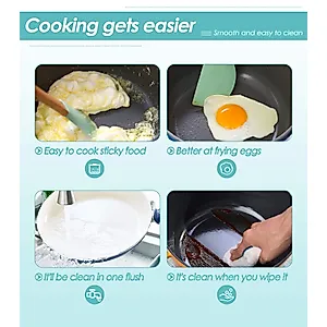 EDGING CASTING Enameled Cast Iron Dutch Oven with Lid, Bread Oven Dual Handle, Cookware Pot, Suitable For Bread Baking, 3.5 Quart, Peacock Blue