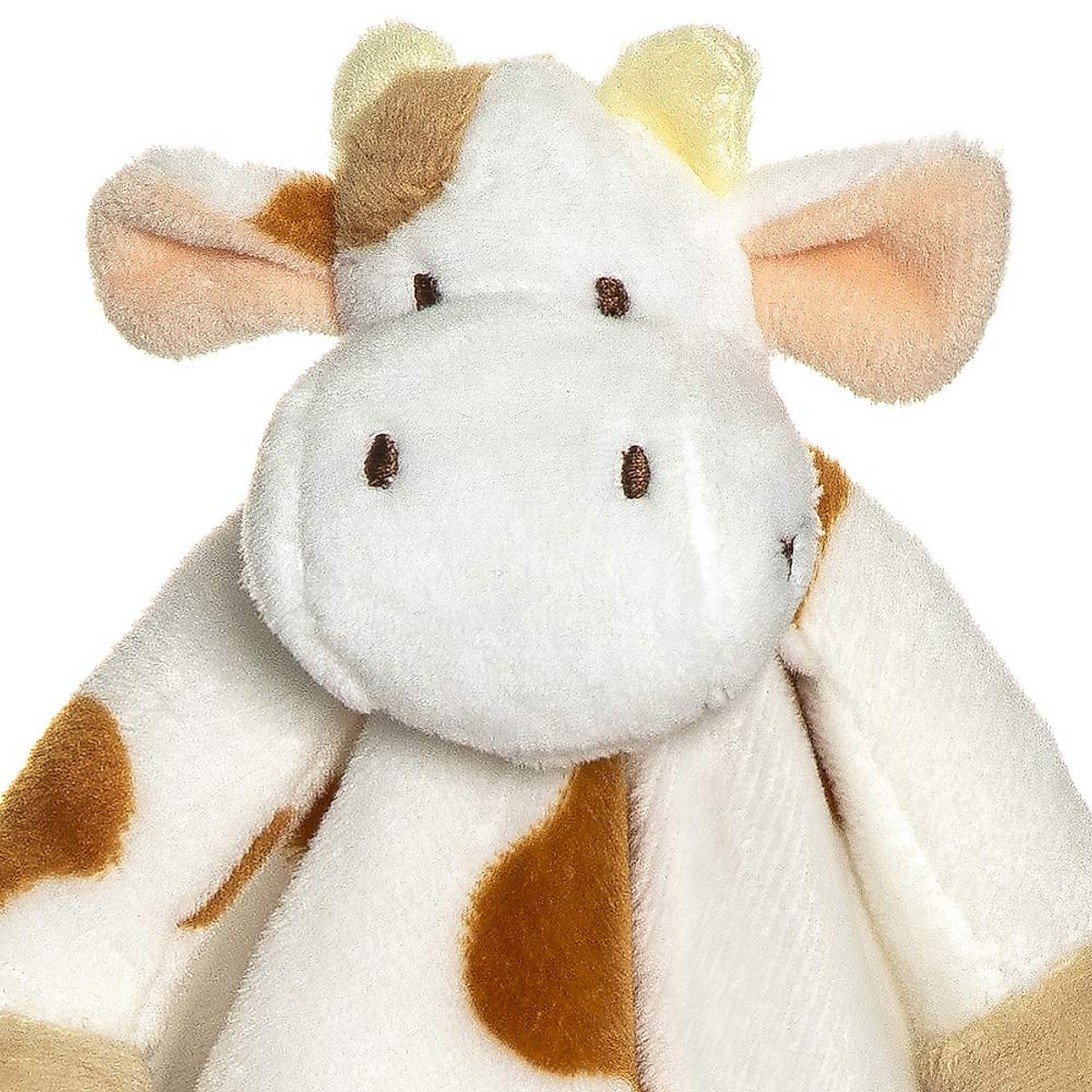 Teddykompaniet Diinglisar Lovely Pet Cow Unisex Plush Fleece Baby Blanket with Cow Comforter Soft Cuddle Plush Sleep Toys | Birthday Gift for Baby Child Toddler |Ages 0+