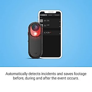 Garmin Varia™ RCT715, Bicycle Radar with Camera and Tail Light, Continuous Recording, Vehicle Detection