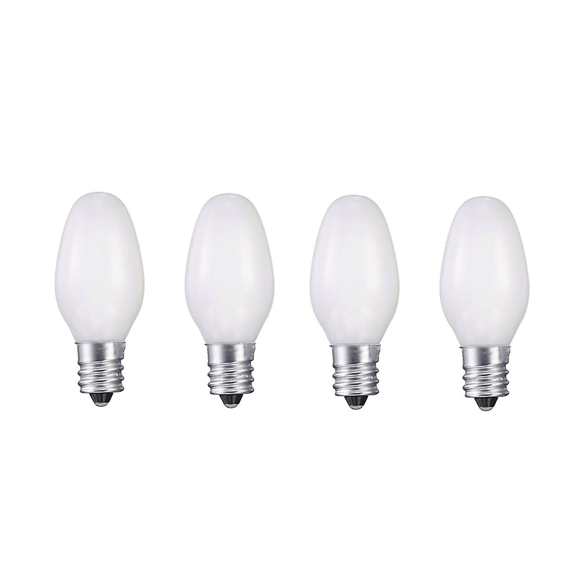 UI PRO TOOLS Night Light Bulb White Pack of 4 (10 Lumens, 5 watts, 120 Volts)